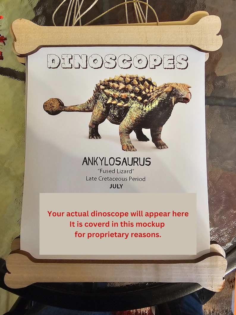 July Ankylosaurus Dinosaur Dinoscope - Etsy