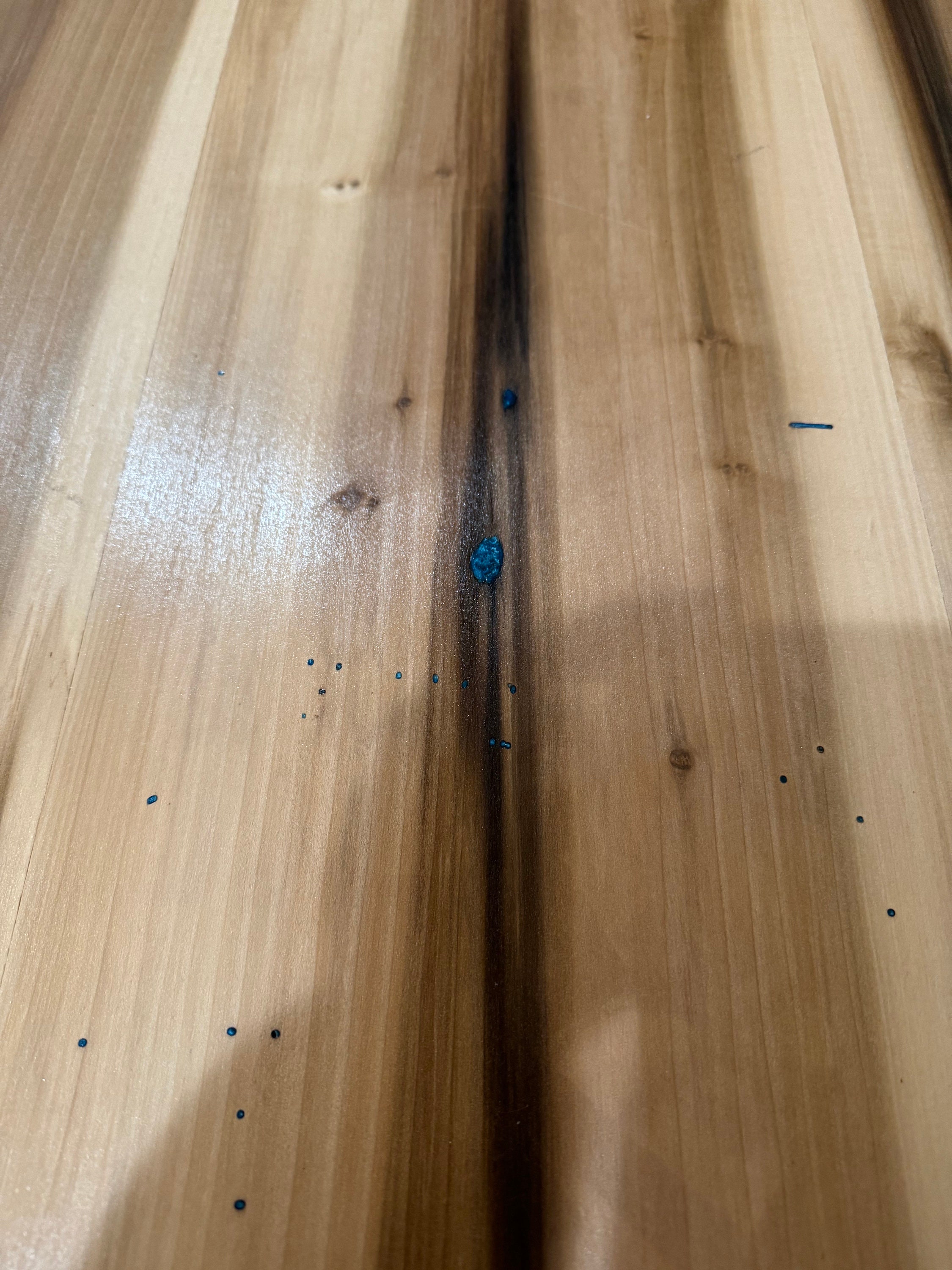 Rainbow Poplar/iron Stained Coffee Table - Etsy