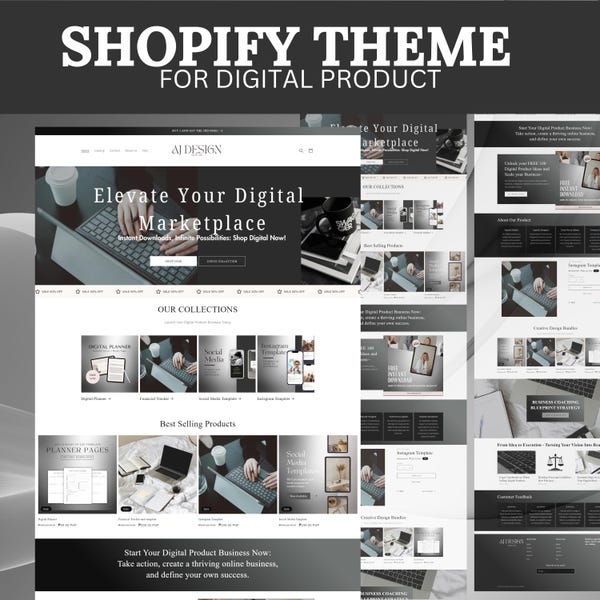 Boutique Shopify Theme,website Template for Boutique, Shopify Template ...