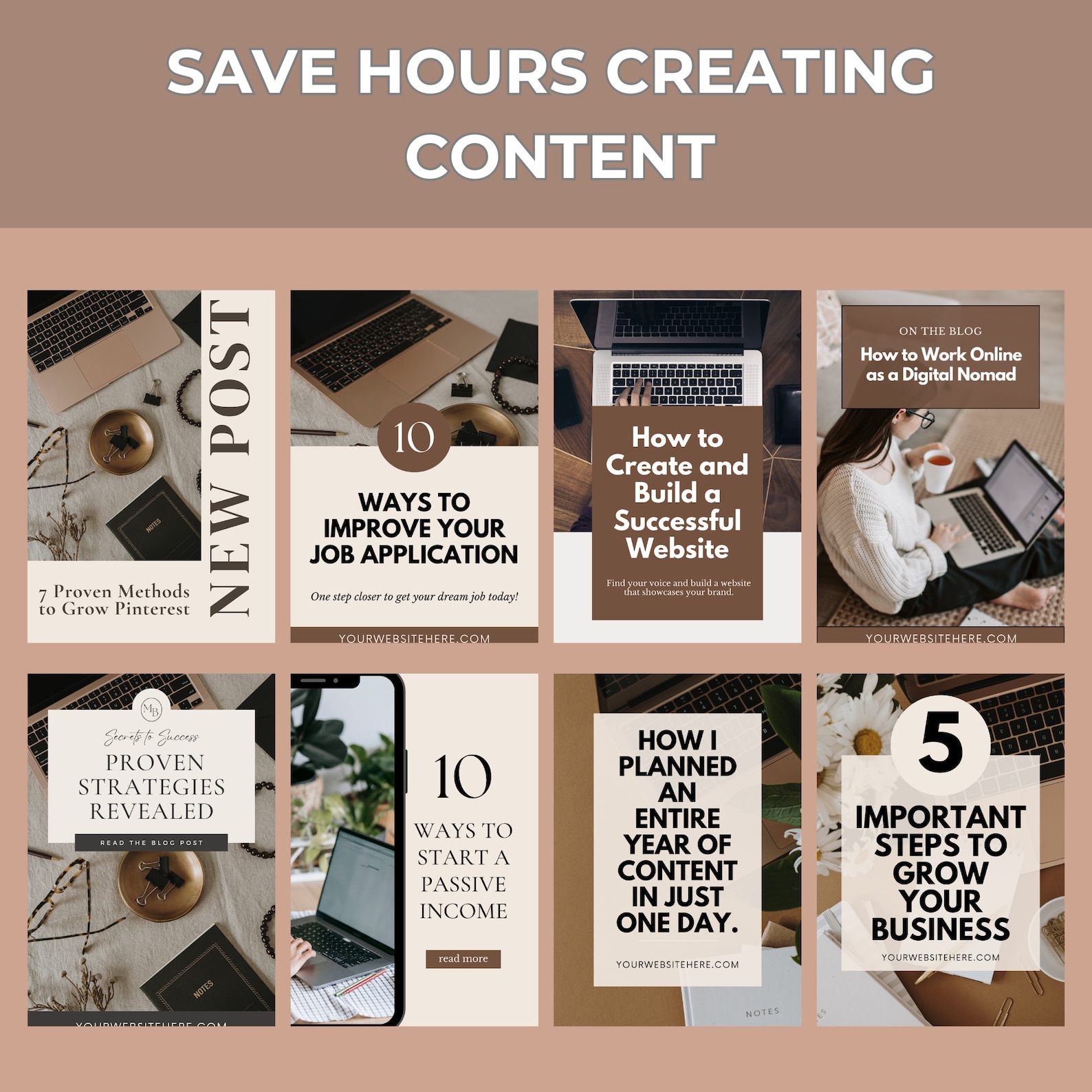 30 Pinterest Pin Templates, Pinterest Templates Canva, Pinterest ...