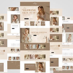 Shopify Theme Beauty, Shopify Website for Beauty Skincare, Cosmetics ...