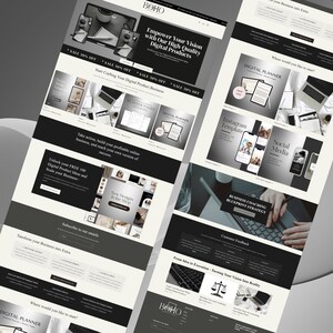 Shopify Theme Digital Products, Website Template for Digital Products ...