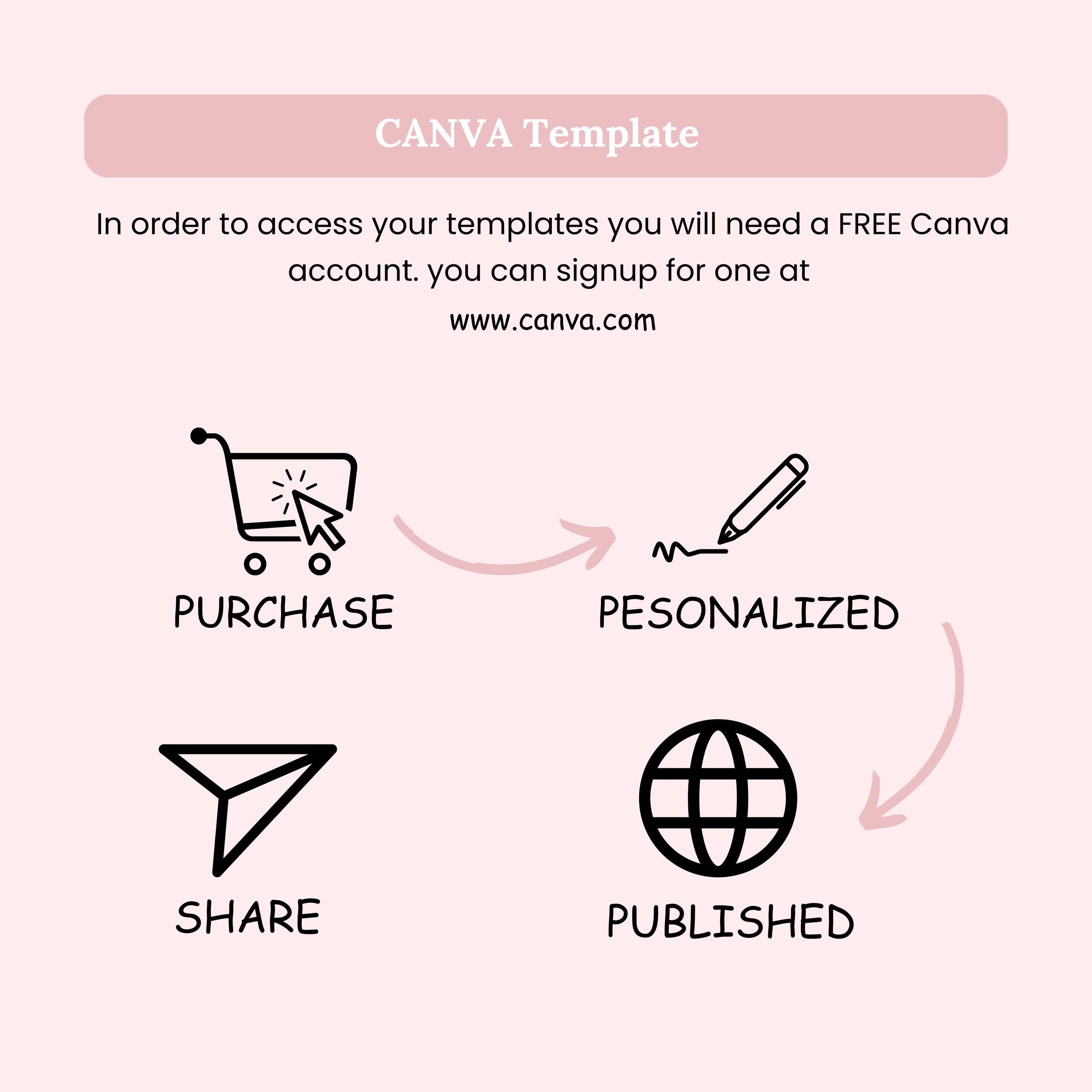 Link in Bio Template, Soft Pastel Landing Page, Canva Link in Bio ...