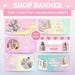 Pastel Rainbow Shopify Banner Canva Template, Shopify Banners ...