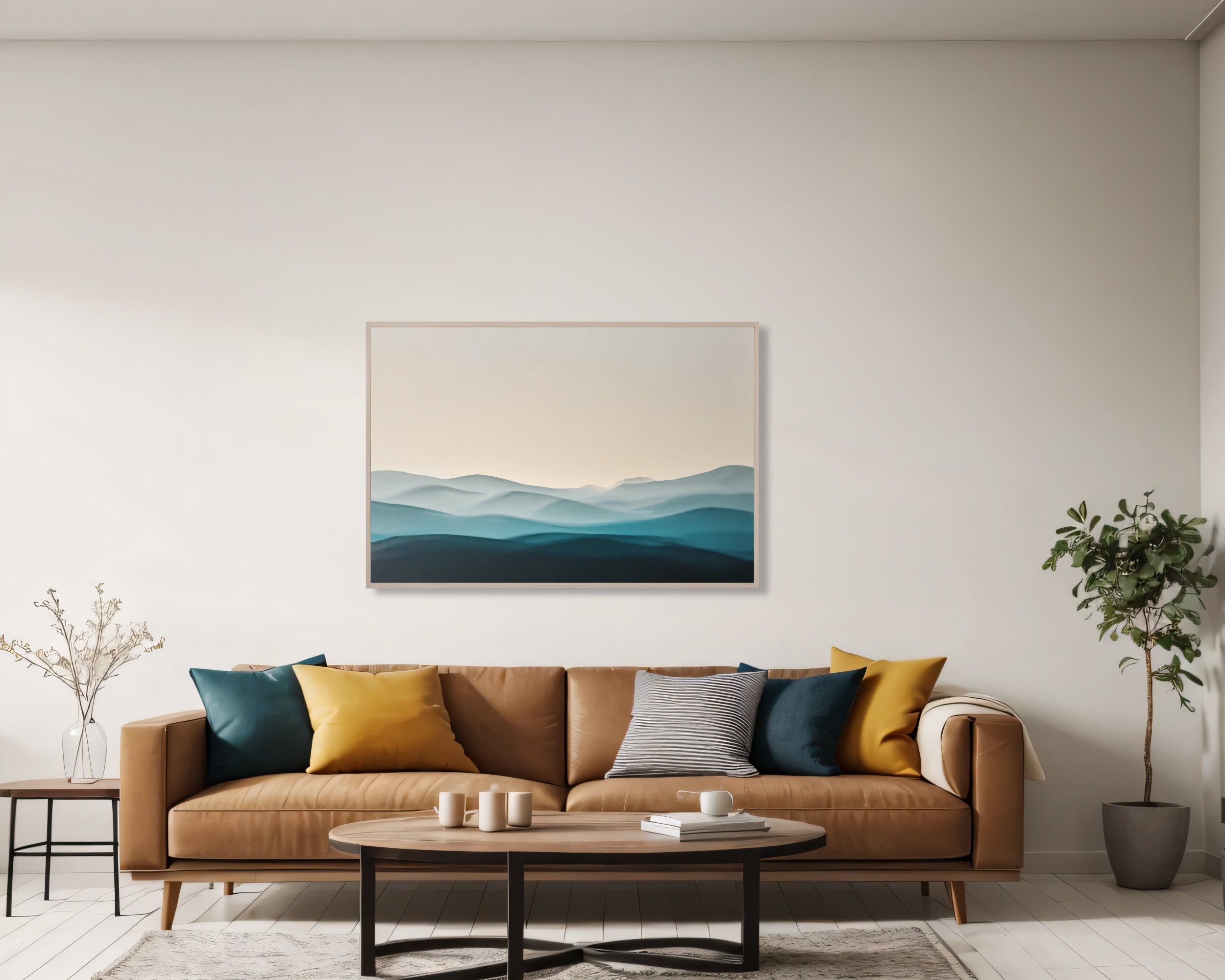 Abstract Art Print Calm Scenery Wall Art for Home Decor Modern Art ...