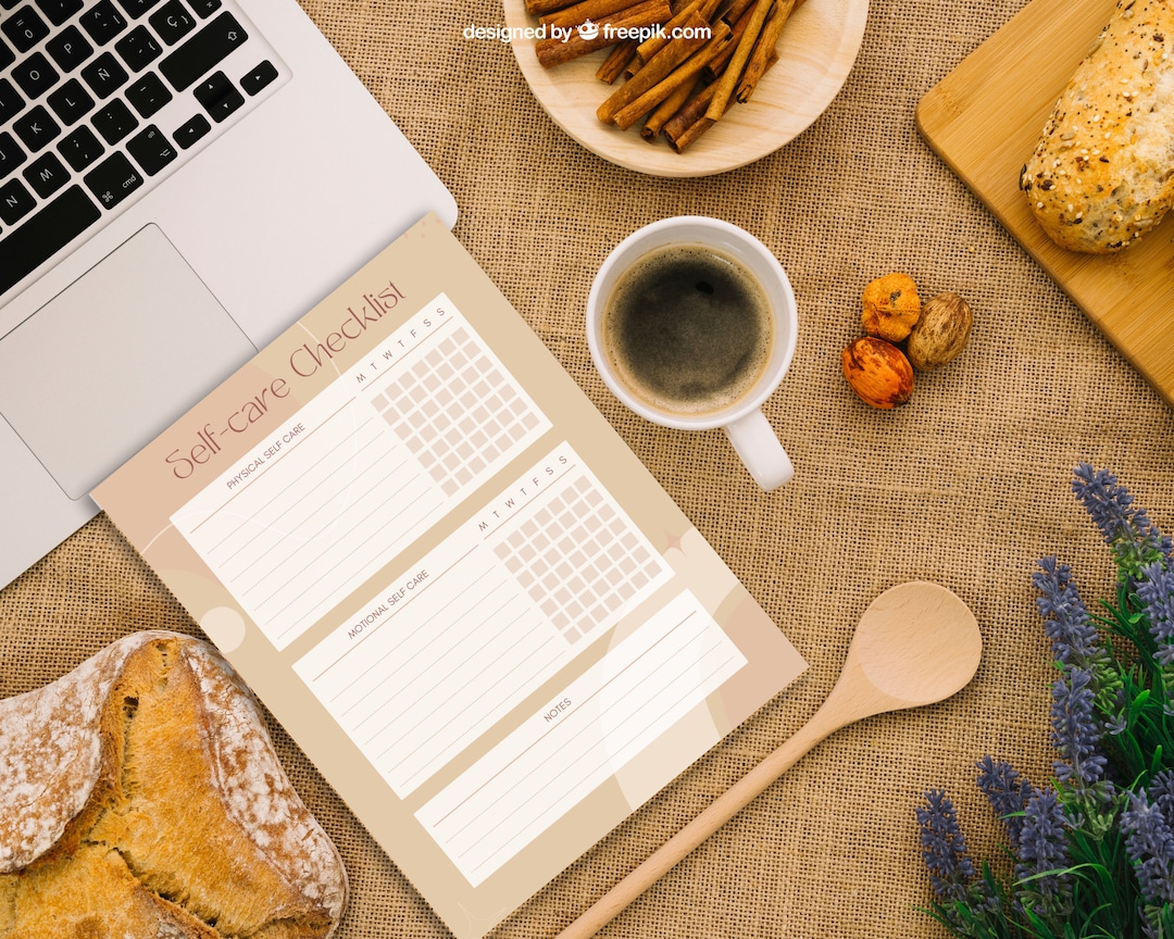 Neutral Abstract Aesthetic Mental Health Checklist, Self-care Tool ...
