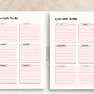 Doctor Visits Tracker Printable Template, Doctor Appointment Log ...