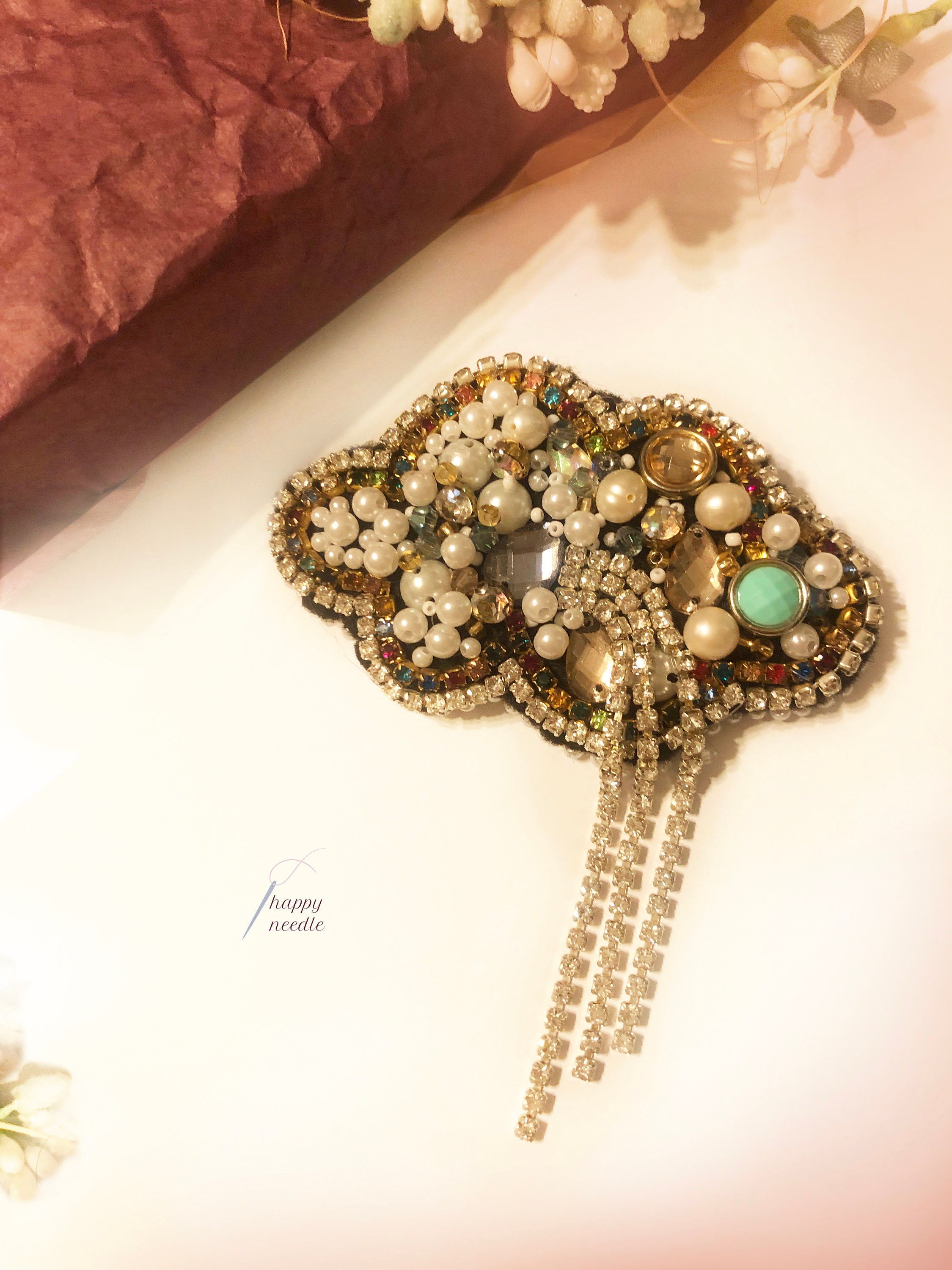 Handmade Cloud Brooch - Etsy