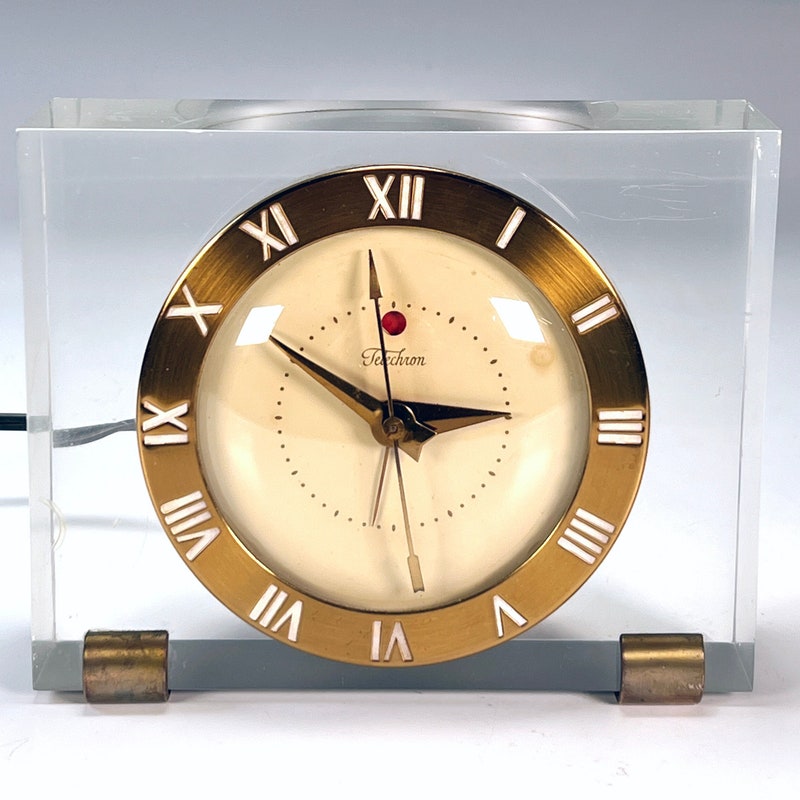 Mcm Desk Clock - Etsy