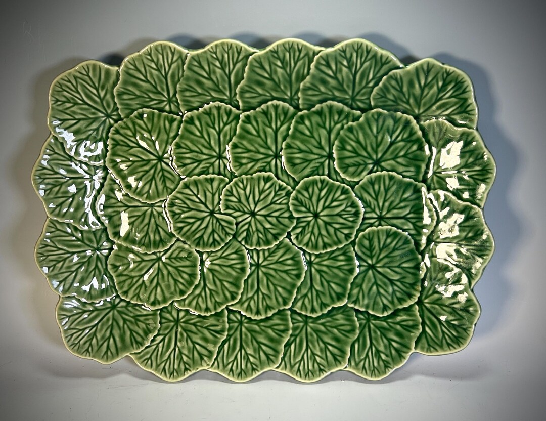 Bordallo Pinheiro Geranium Platter 15” -B - Etsy
