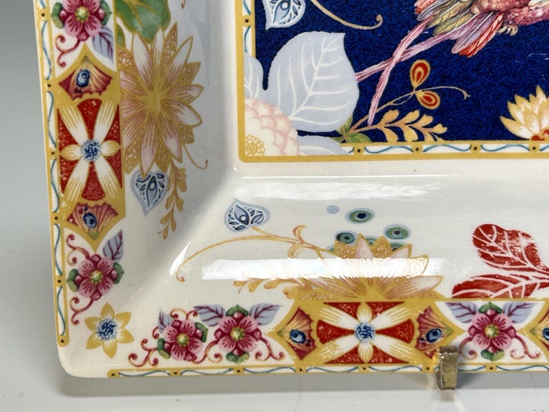 Spode Rare Java Birds and Flowers Rectangular Dish - Etsy