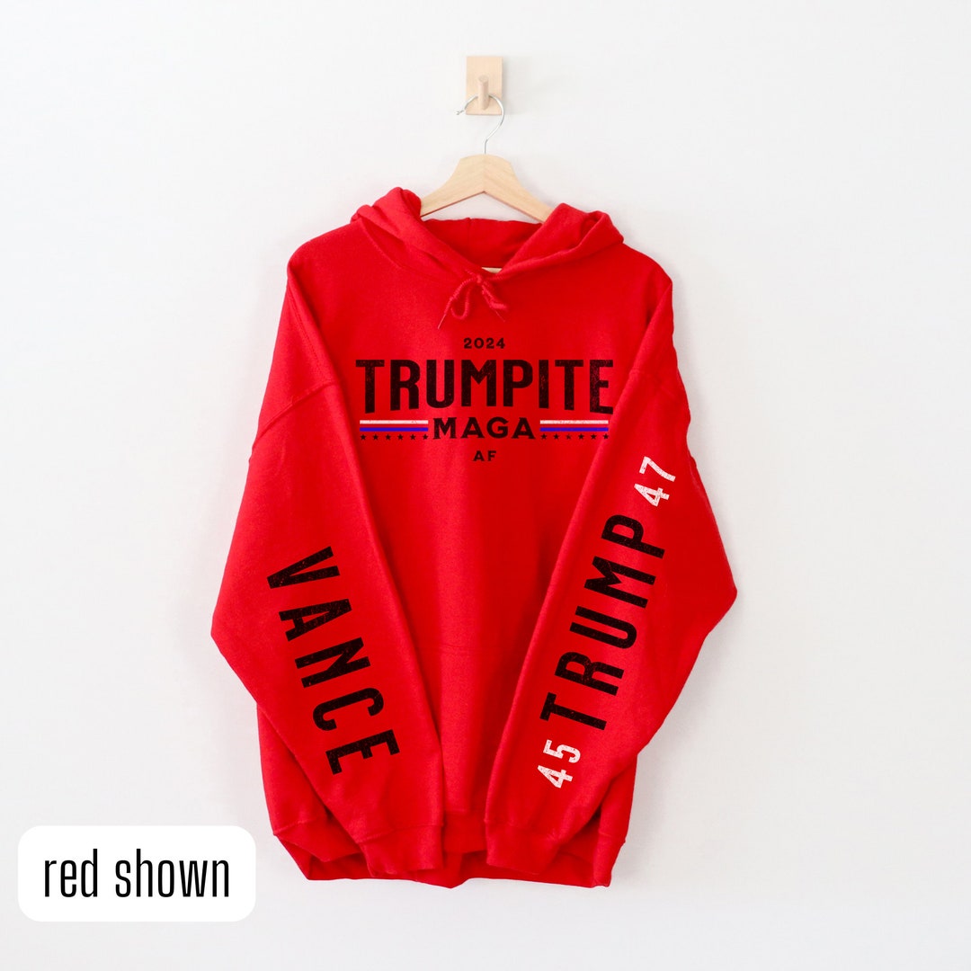 Trump Hoodie, Trumpite Hooded Sweatshirt, Trump Pullover, Trump Vance ...