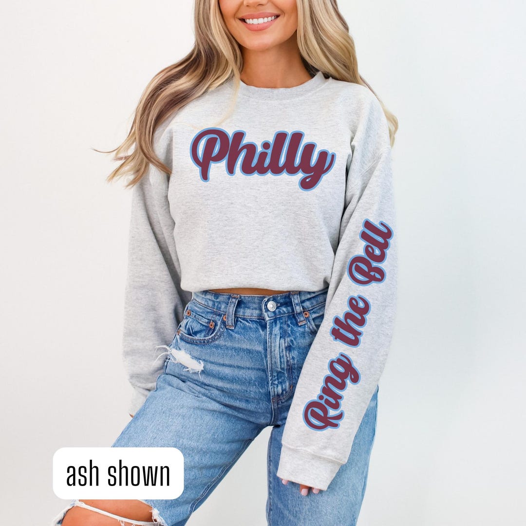 Philly Sweatshirt, Ring the Bell Crewneck, Philadelphia Baseball ...