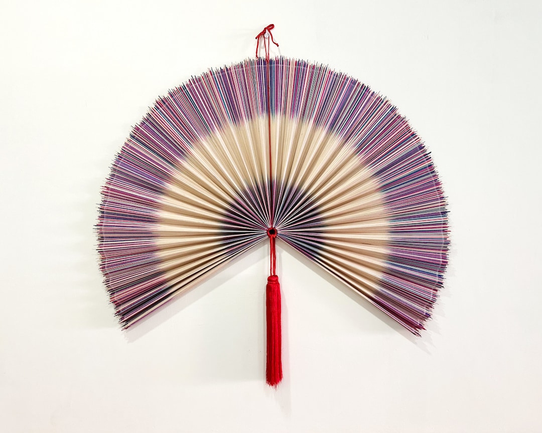 Bamboo Wall Fan, Wall Fan, Bamboo Wall Fan Decor, Bamboo Fan, Bamboo ...
