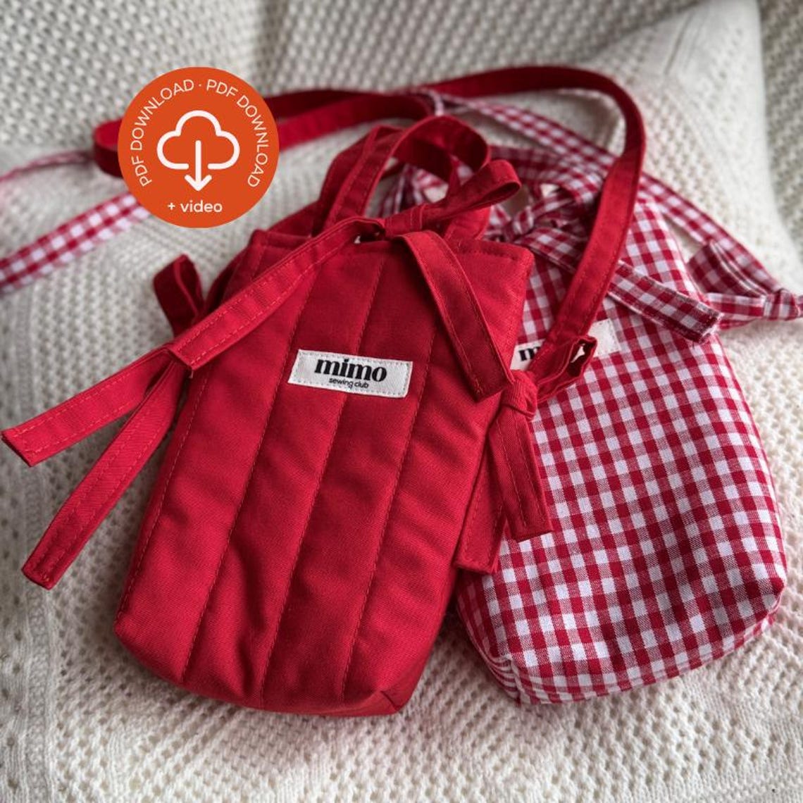 Mini Crossbody Bag PDF Sewing Pattern: Beginner-friendly Phone Purse ...