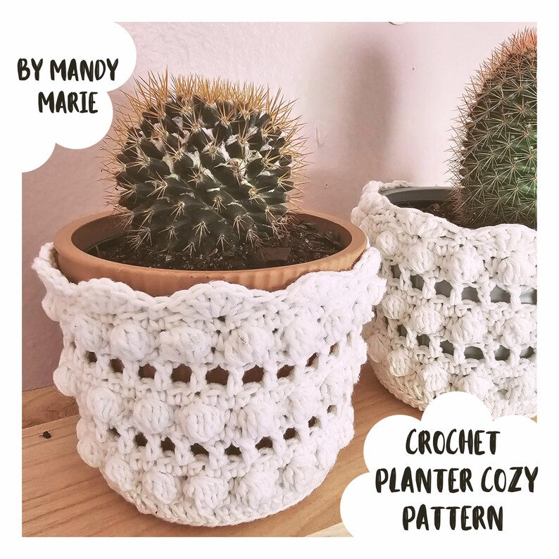 Crochet Planter Cozy Pattern - Etsy