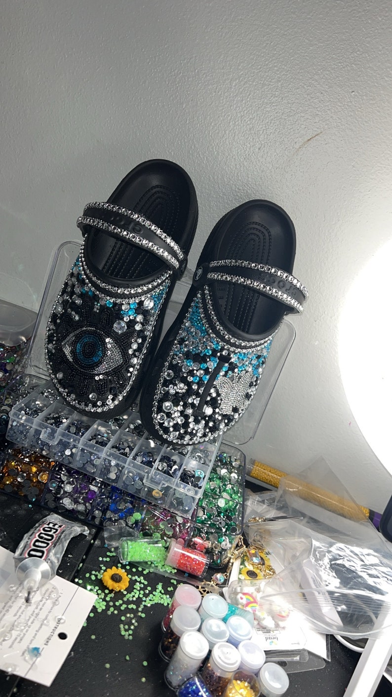 Bedazzled Crocs - Etsy