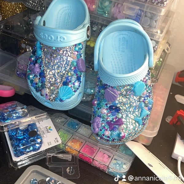 Bedazzled Crocs - Etsy