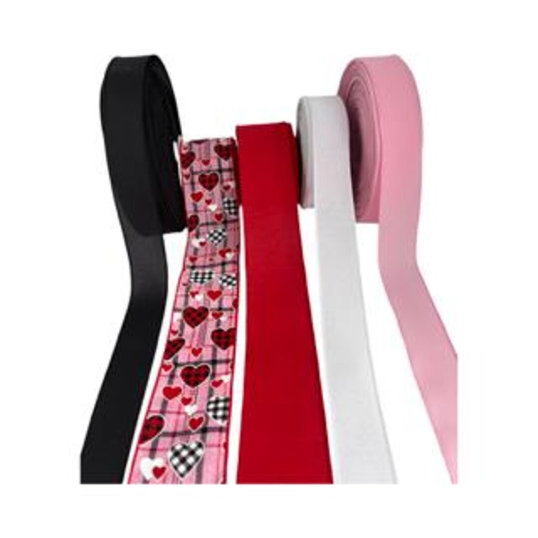Heart Ribbon Set, Heart Ribbon Bundle, Wreath Ribbon Set, Mailbox ...