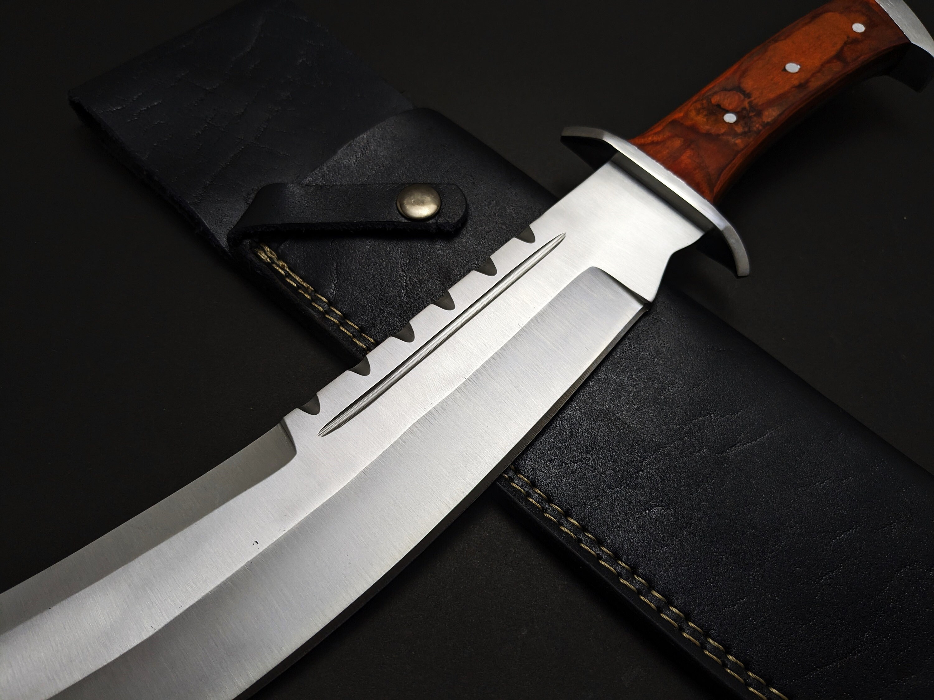 Rambo Machete: Handmade Stainless Steel Movie Replica Knife Heavy Duty ...