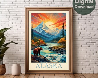 Illinois State Outdoor Poster, States Wonders, Digital Download - Etsy