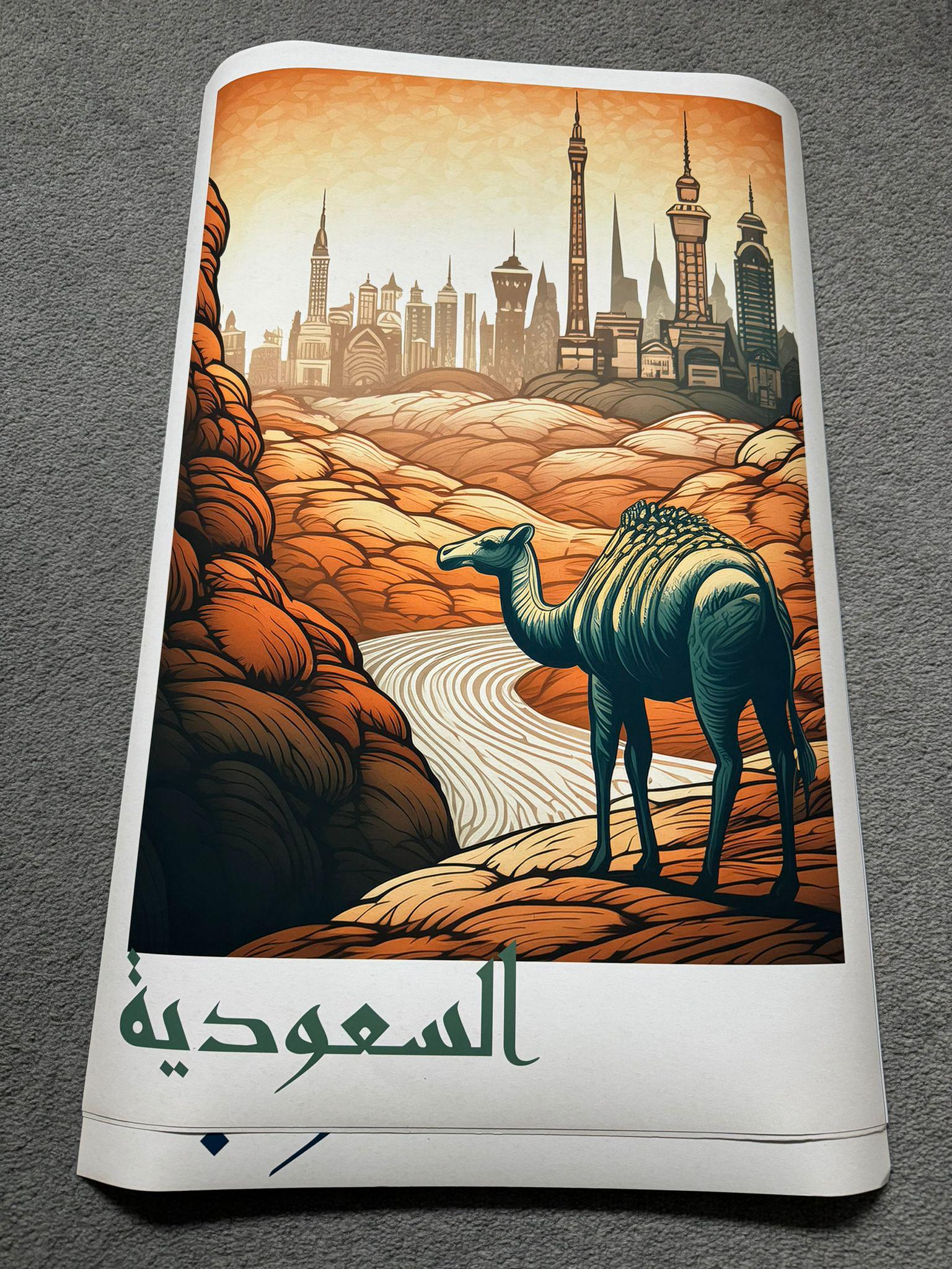 Saudi Arabia Poster, Arab World Wonders, Travel Poster, Wall Art - Etsy