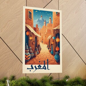 Morocco Poster, Arab World Wonders, Travel Poster, Wall Art - Etsy