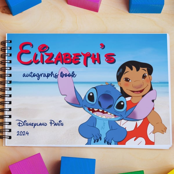 Personalized Disneyland Paris Autograph Book - Etsy