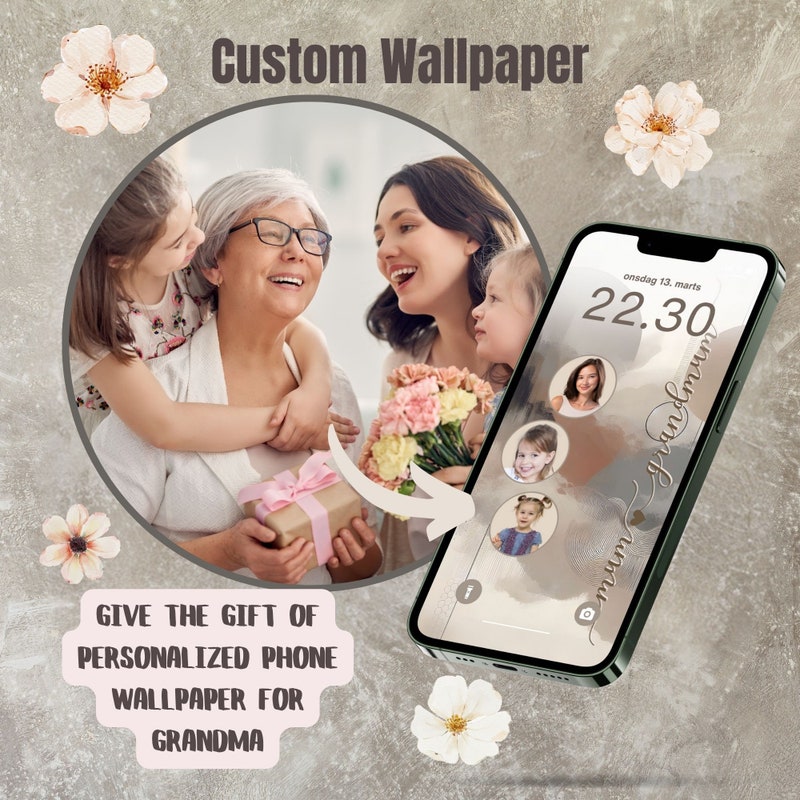 Personalised Phone Wallpaper - Etsy