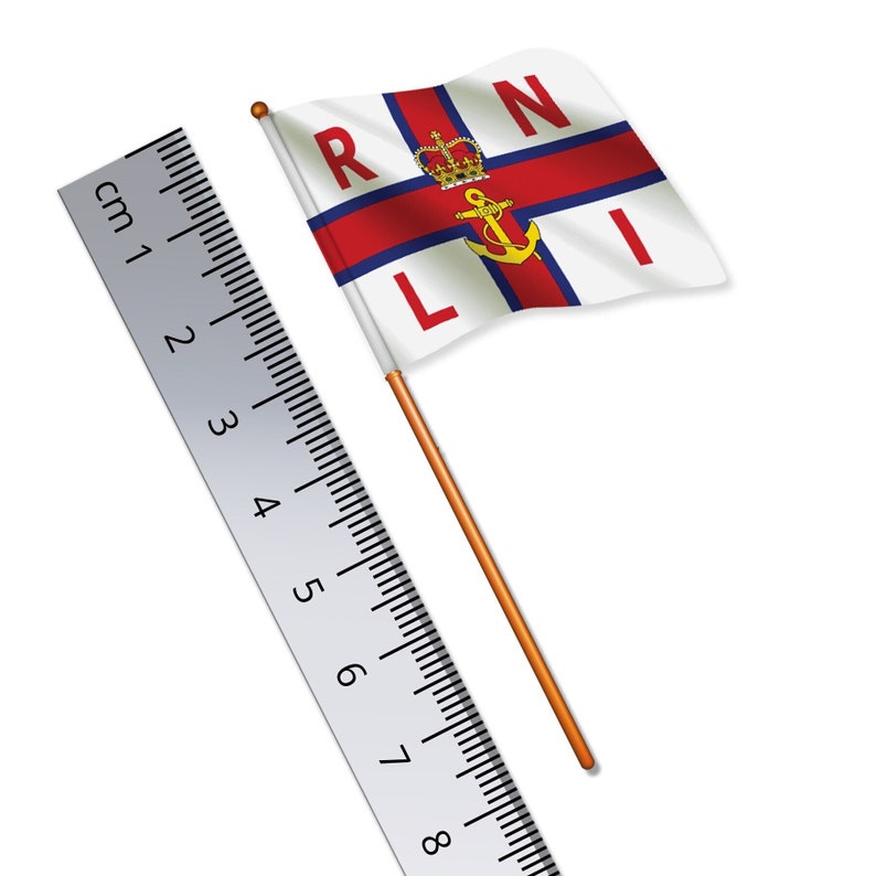 British RNLI Flag 1:32 Scale Toy Flag of the Royal National Lifeboat ...