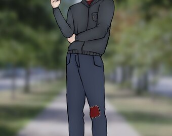 Full Body Character Art Commission Rendered - Etsy UK