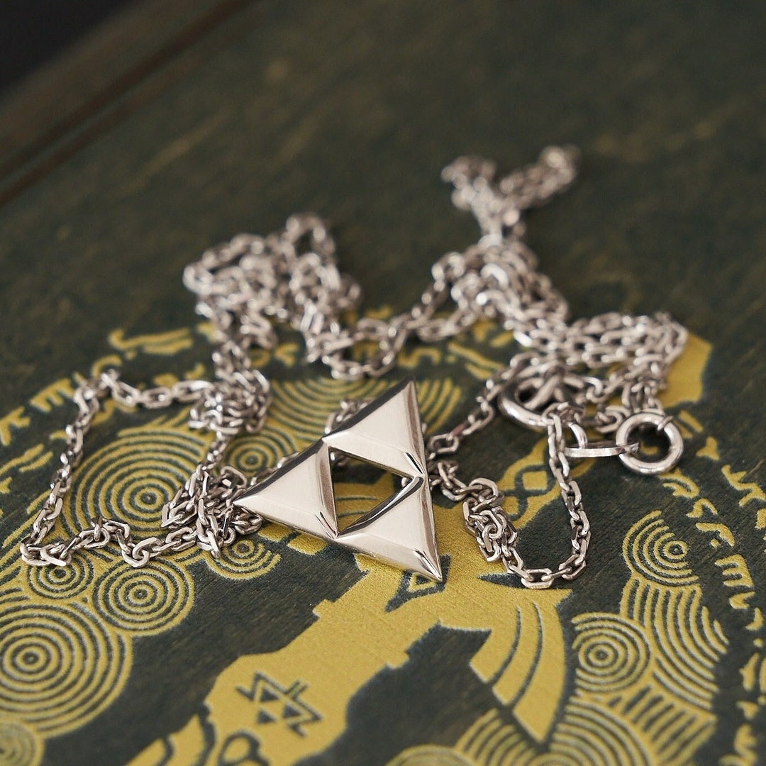 Triforce Necklace Zelda Jewelry | Sterling Silver 925 | Zelda Necklace ...