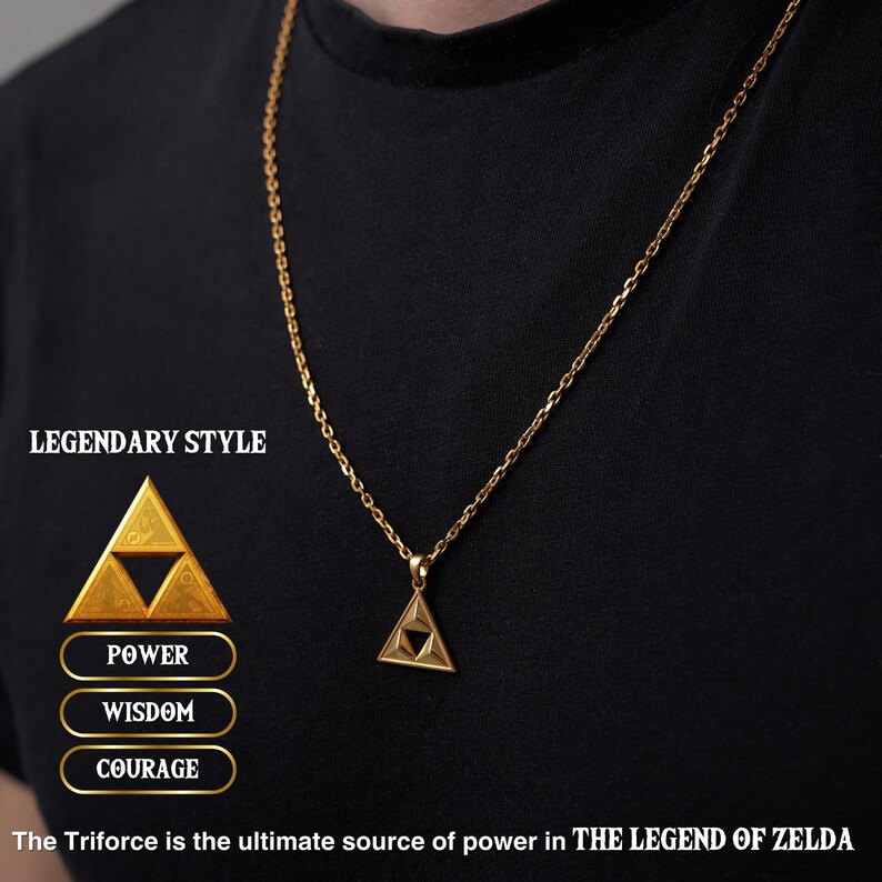 Zelda Jewelry Zelda Gift Set Zelda Triforce Pendant Necklace Surprise ...