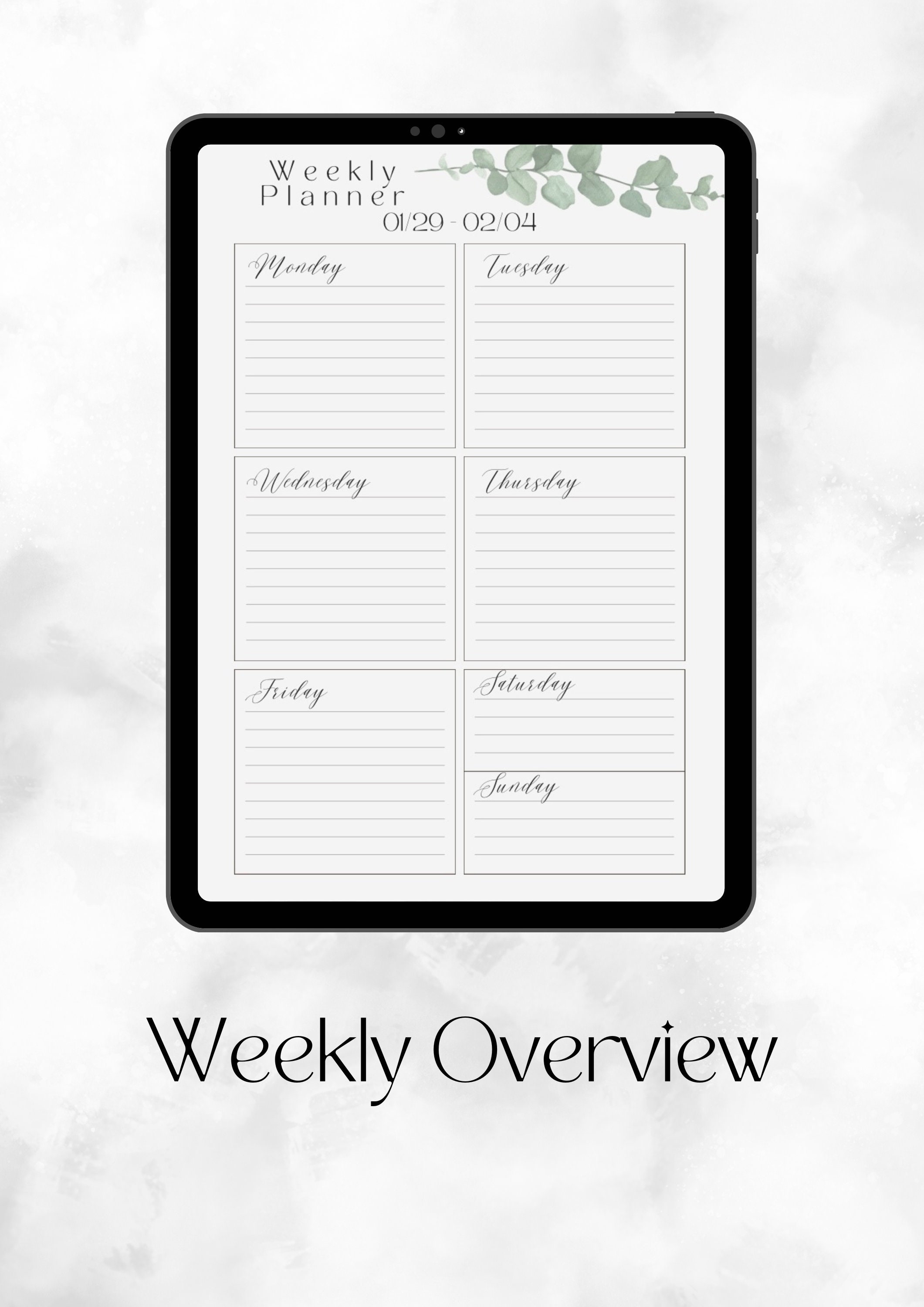Simple Minimalist 2024 Planner, Digital Download, Printable, Yearly ...