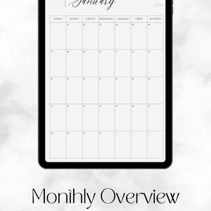 Simple Minimalist 2024 Planner, Digital Download, Printable, Yearly ...