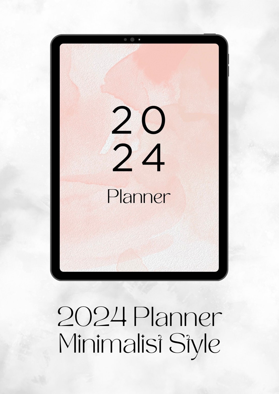 Simple Minimalist 2024 Planner, Digital Download, Printable, Yearly ...
