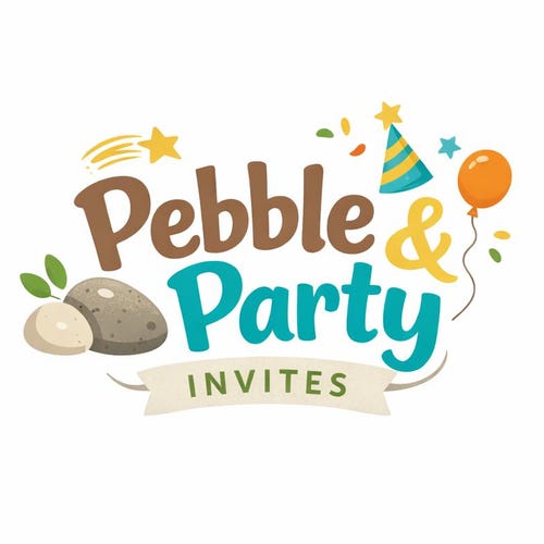 PebblePartyInvites - Etsy