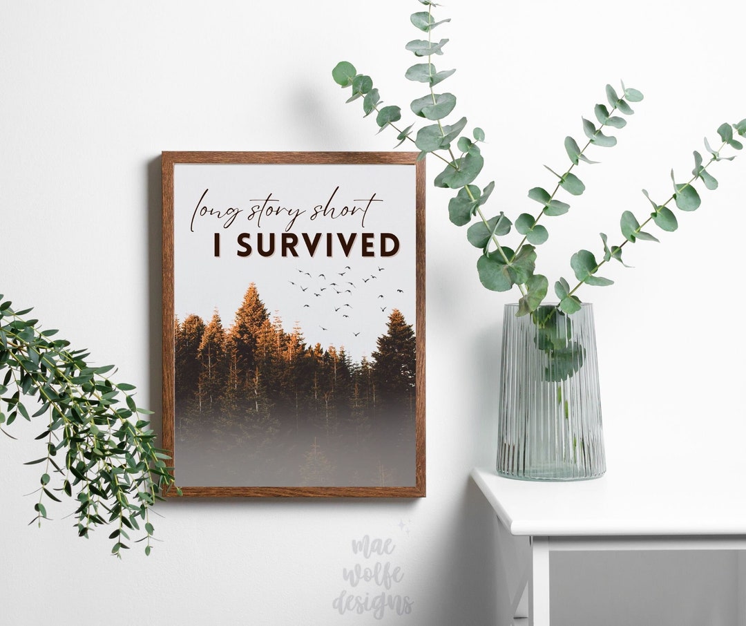 Printable Taylor Swift Lyric Poster, Instant Download, Long Story Short ...