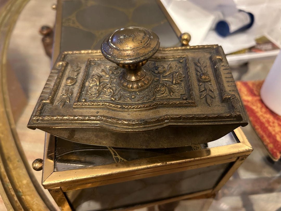Extremely Rare Antique Brass Rocking Ink Blotter From the 1800s - Etsy