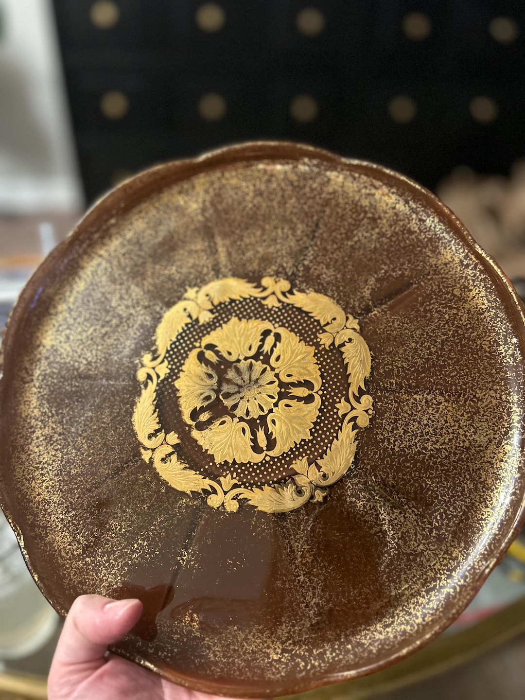 Vintage Mid Century Gald George Briard Large Serving Ceramic Serving ...