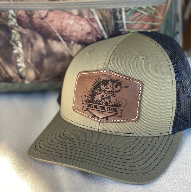 Customized Bass Fishing Hat - Etsy
