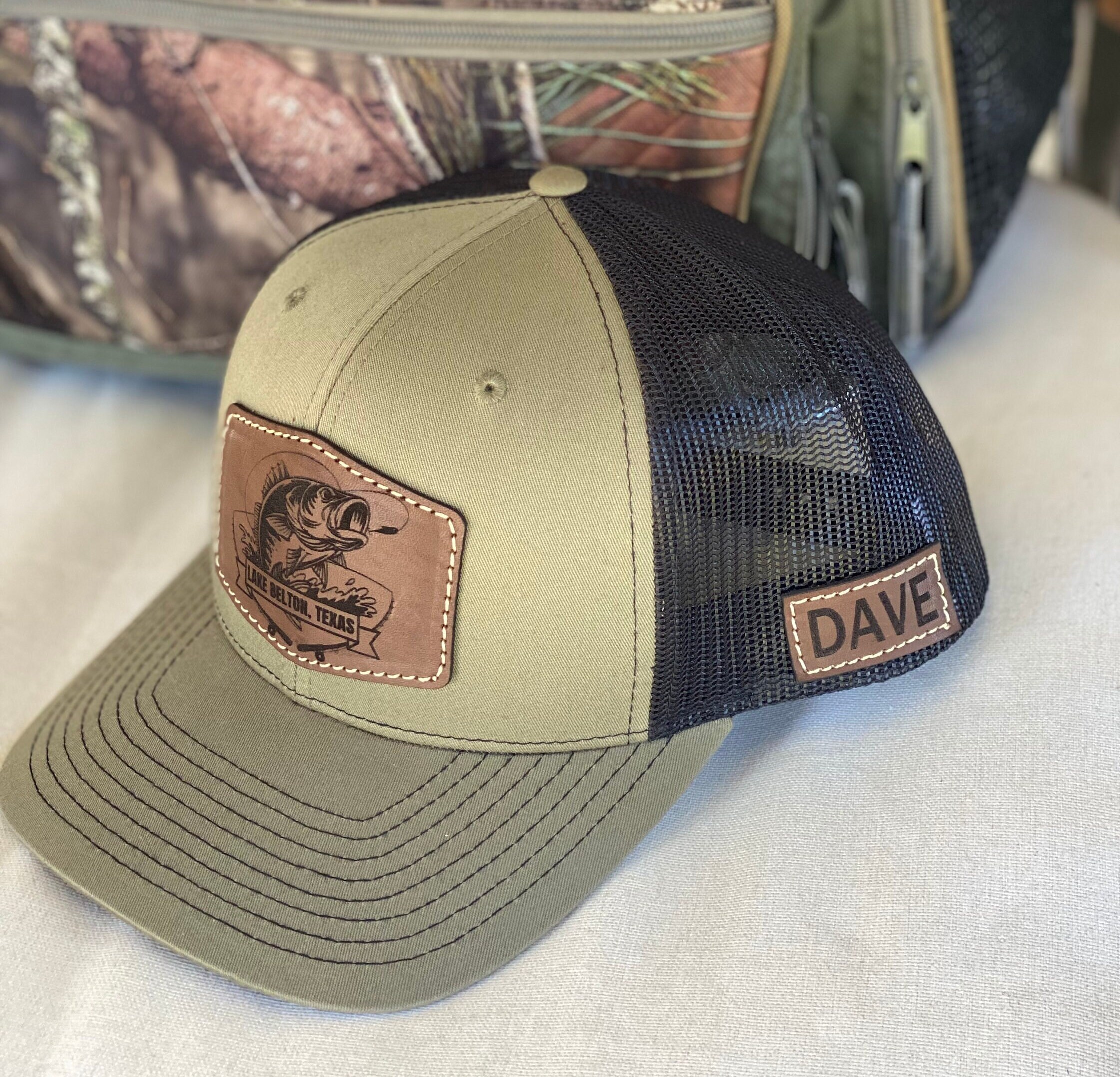 Customized Bass Fishing Hat - Etsy