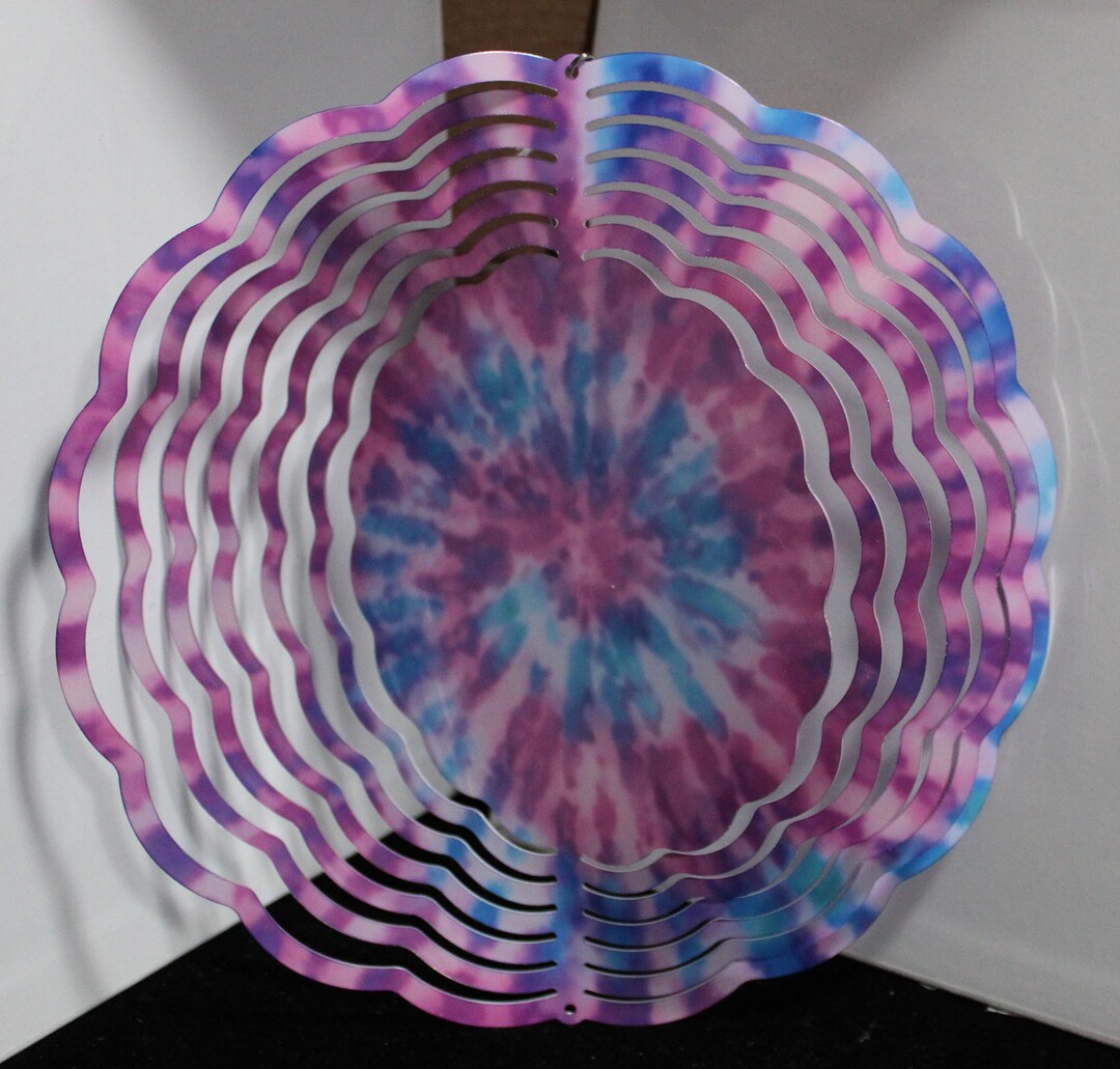 10" Tie Dye Wind Spinner - Etsy