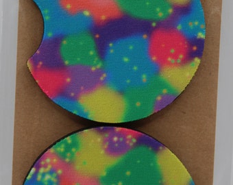 I DUNNO Shrug Emoji Car Coasters Cup Holder Coasters 2 Car Coasters Car ...