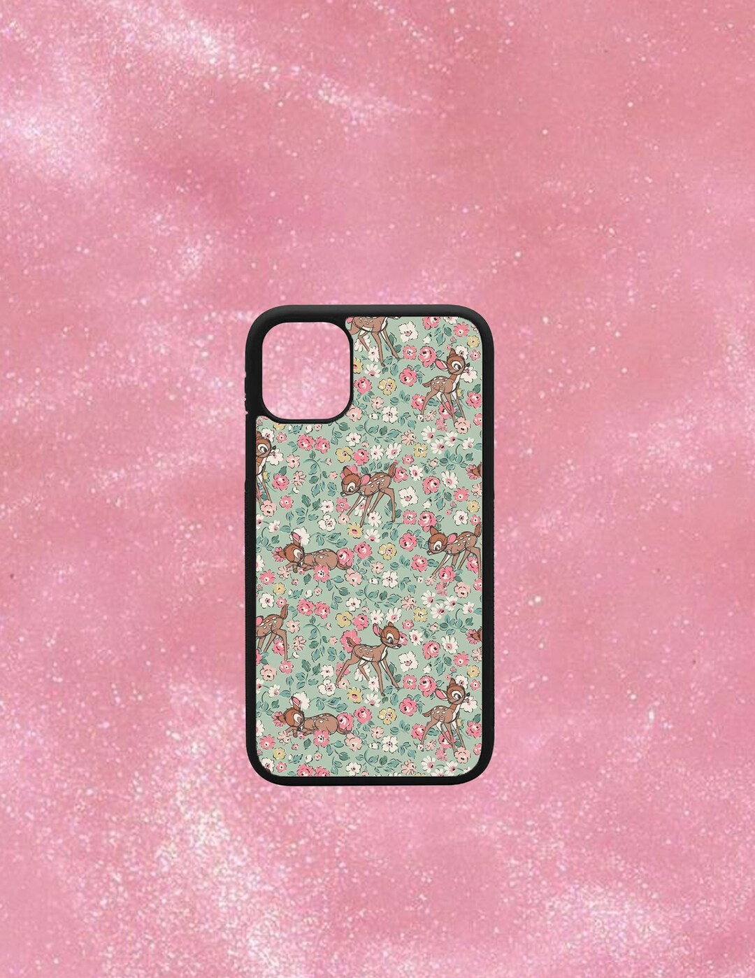 Vintage Coquette Aesthetic Bambie Dear Phone Case for iPhone XR, 11, 12 ...