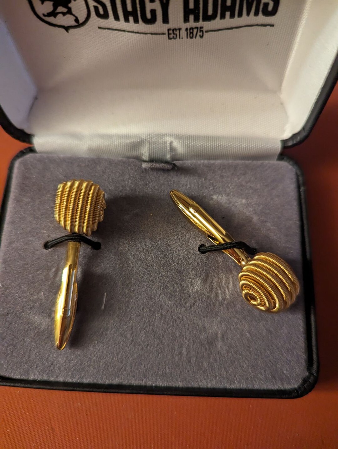 Stacy Adams French Style Gold Finish Cuff Links - Etsy
