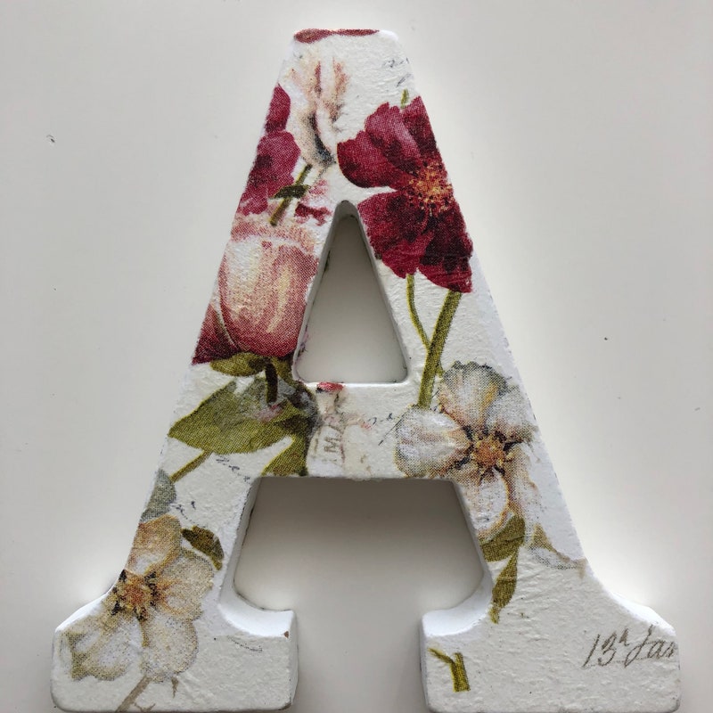 Decorative Wooden Letters - Etsy