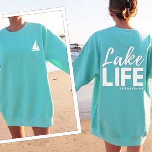 Custom Lake Life Shirt, Personalized Lake House Gift, Custom Lake Gift ...