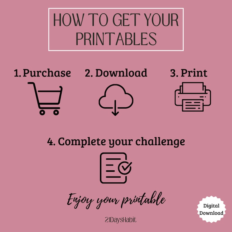 21-day Self-love Challenge | Printable | Nurture Your Heart, Celebrate ...