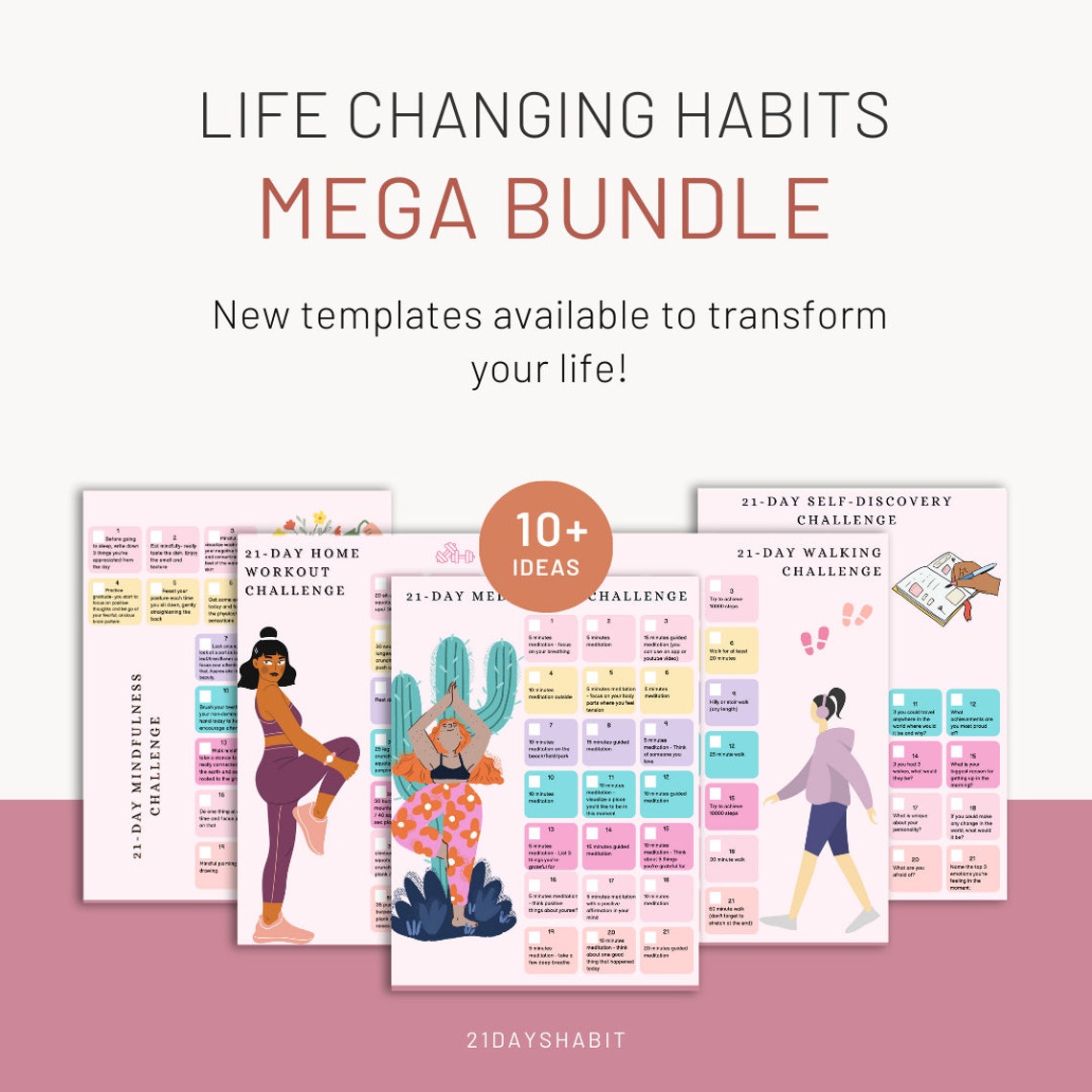 21-day Walking Challenge | Printable | Step Into Health, Step by Step ...